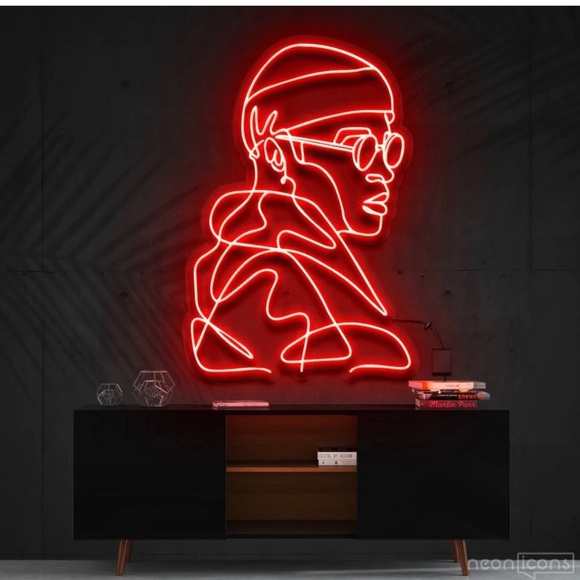 Neon Icons | Wall Decor | 2 Foot Red Led Neon Wall Sign | Poshmark